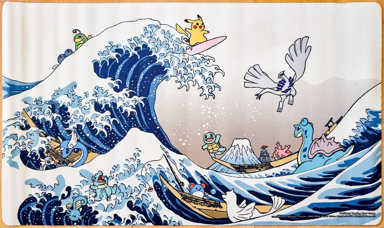 Great Wave Pikachu & Friends - Pokémon Playmat – MtgPlaymats