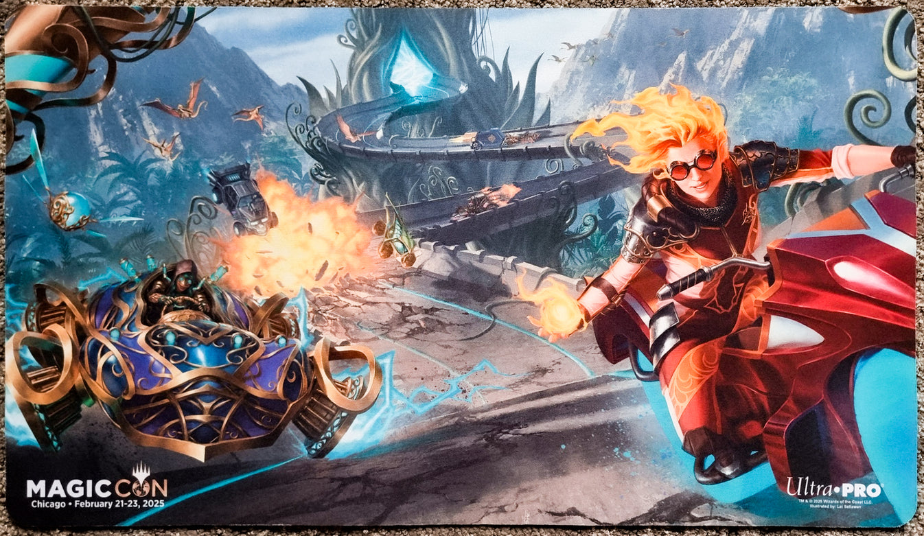 Key Art - Lie Setiawan - MagicCon Chicago 2025 Playmat – MTGPlaymats