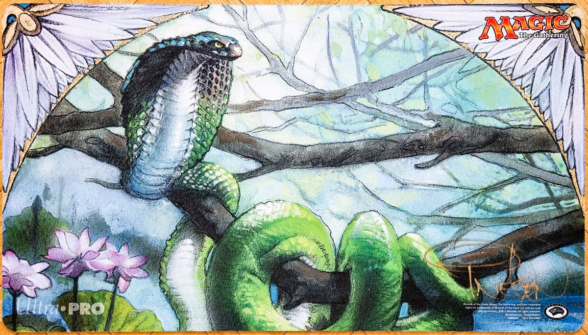 Lotus Cobra - Terese Nielsen - Signed by the Artist - MTG Playmat ...