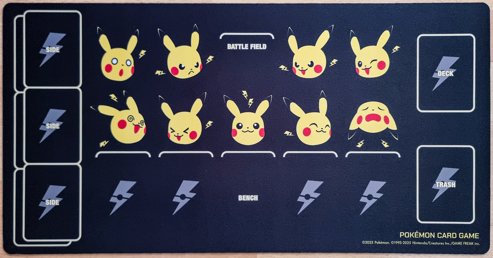 Pikachu Icon Grid with Zones - Pokémon – MTGPlaymats