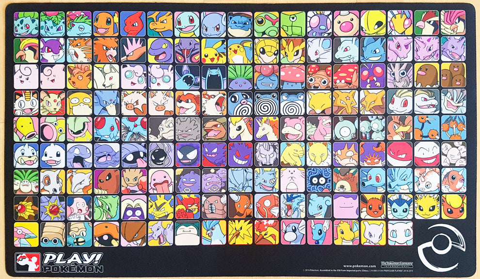 Professor Program - Original 151 - Generation 1 - Pokémon Playmat ...