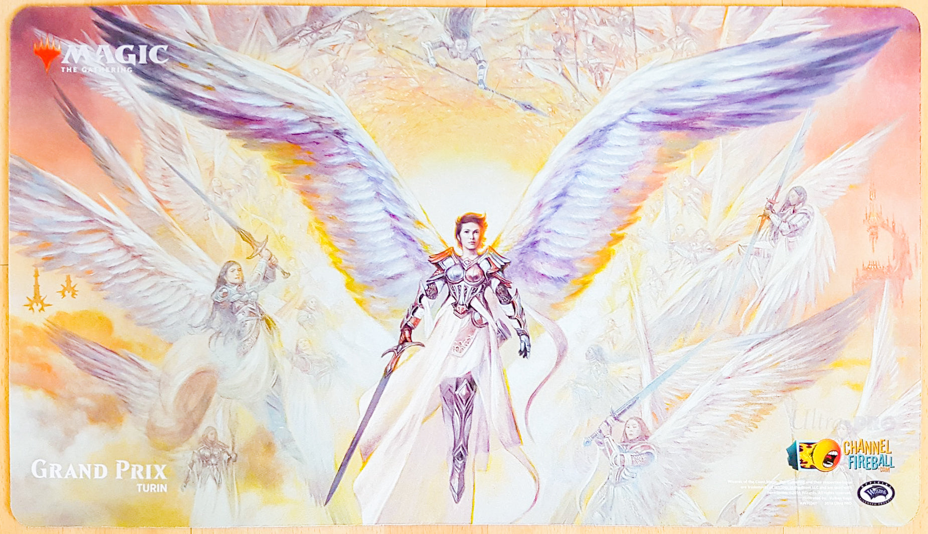 Resplendent Angel - Volkan Baǵa - Grand Prix Turin 2018 - MTG Playmat ...