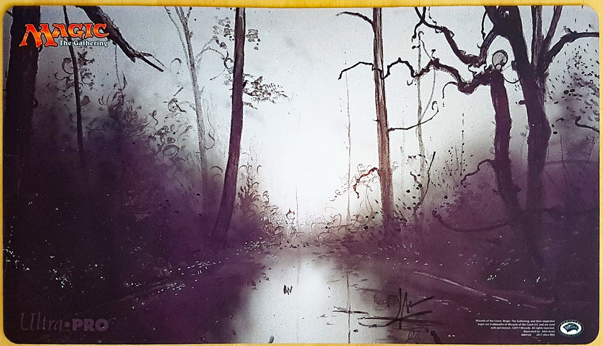 Unhinged Swamp - John Avon - Signed by the Artist - MTG Playmat ...