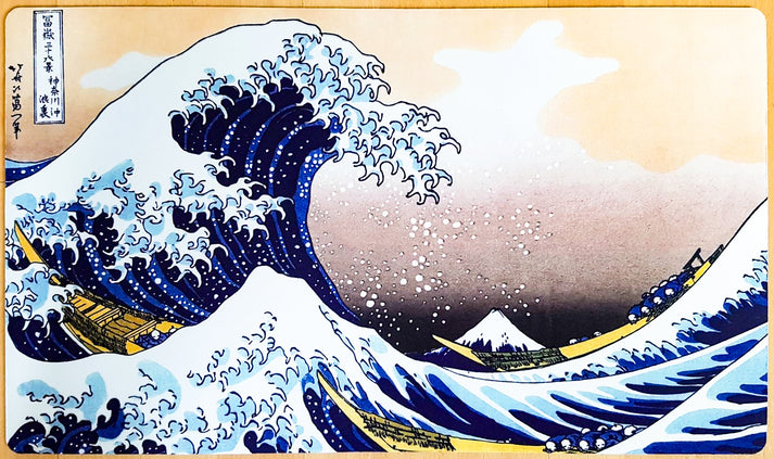 The Great Wave off Kanagawa - Katsushika Hokusai - MTG Playmat ...